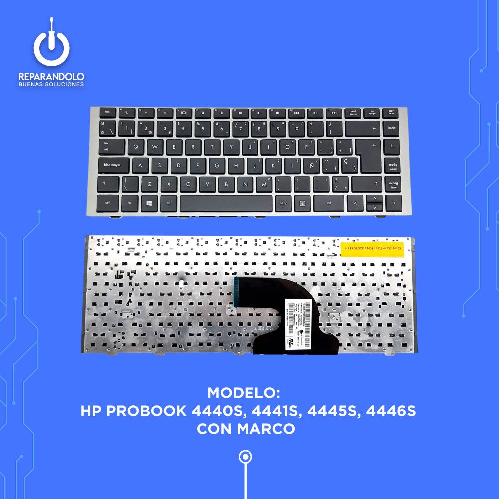 Teclado para Laptop HP ProBook 4440S, 4441S, 4445S, 4446S.